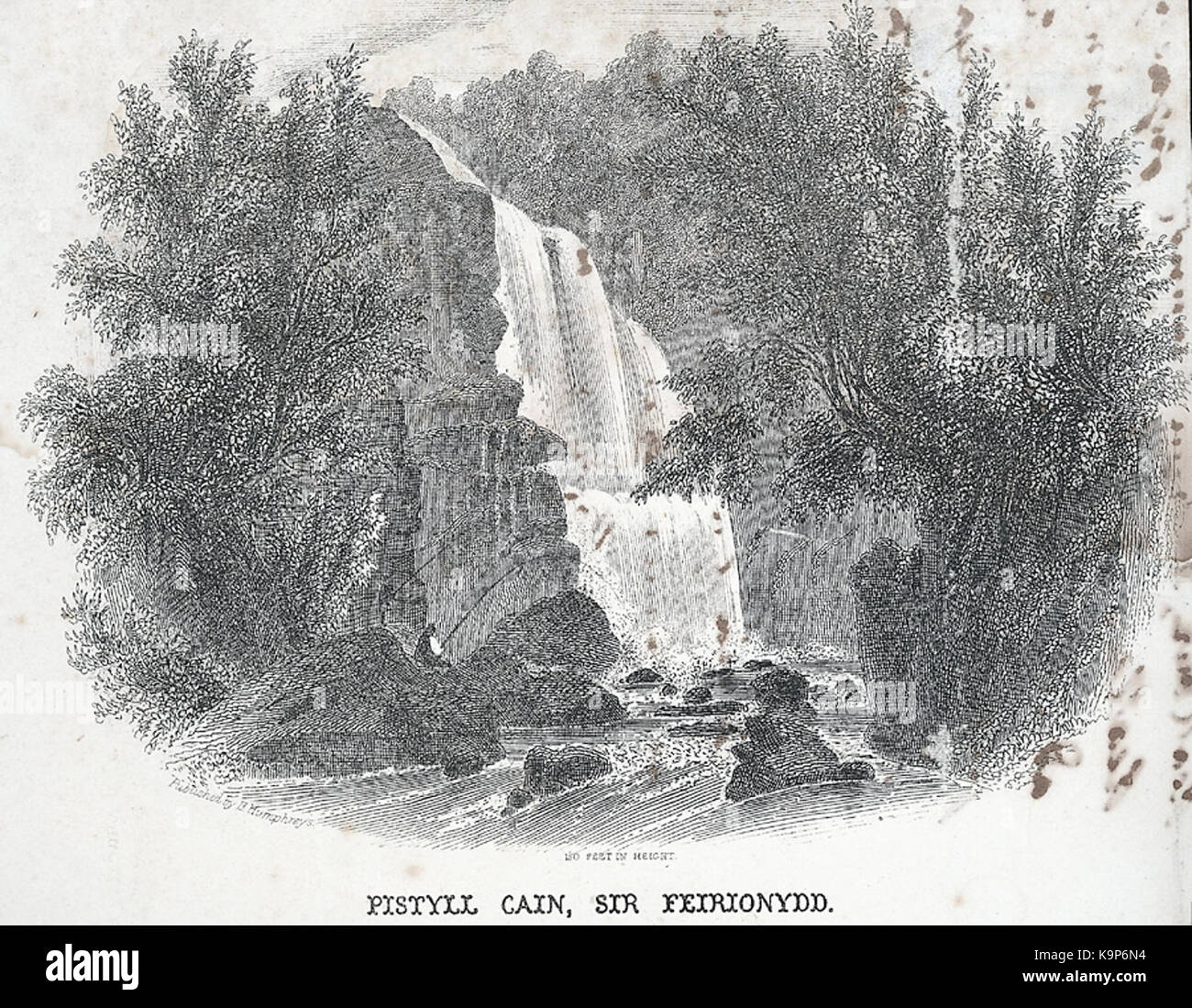 Pistyll Cain, Sir Feirionydd Stock Photo - Alamy