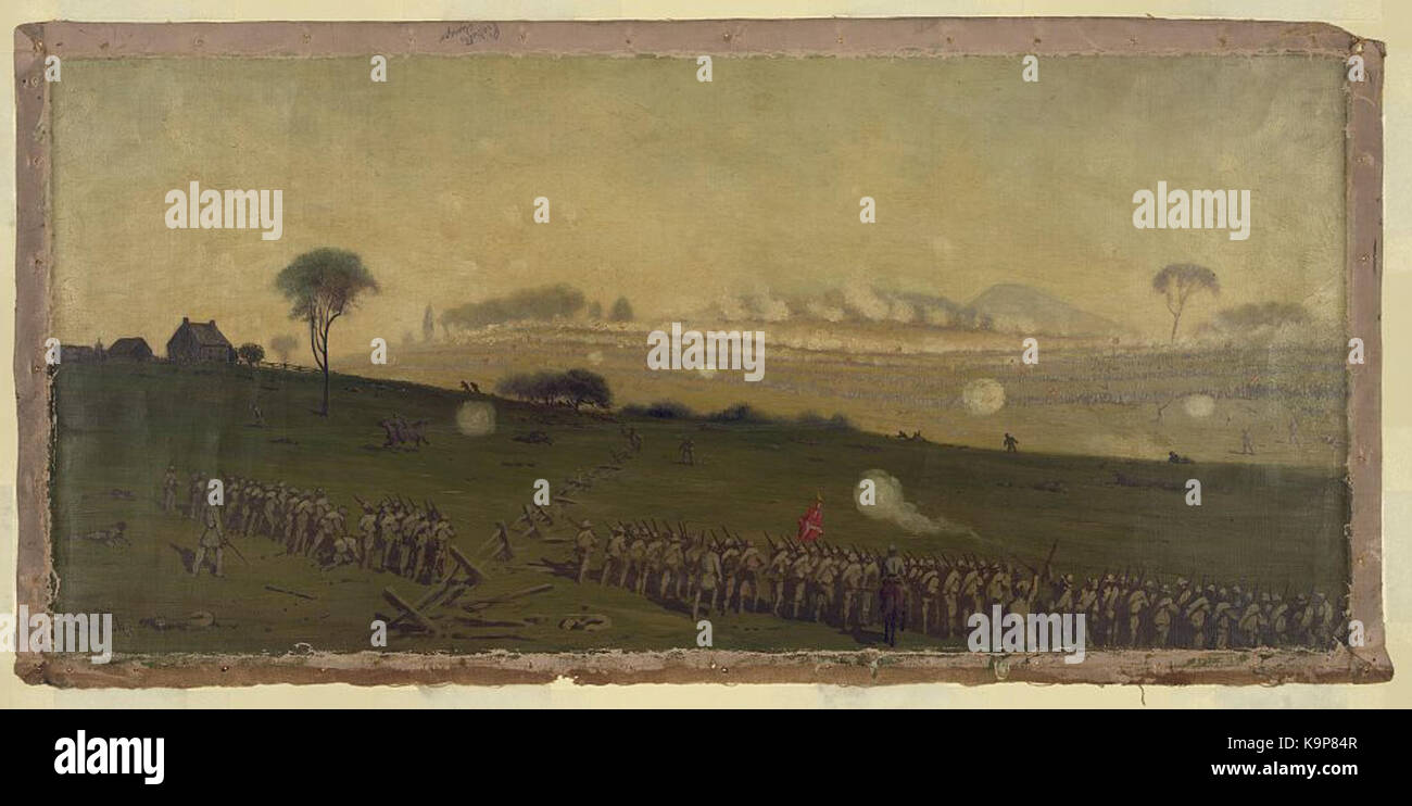 Pickett charge gettysburg hi-res stock photography and images - Alamy