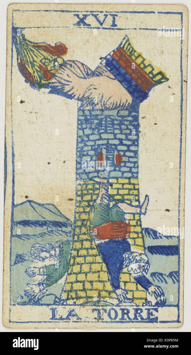 A card from the 1865 Piedmontese tarot deck by Solesio, specifically ...