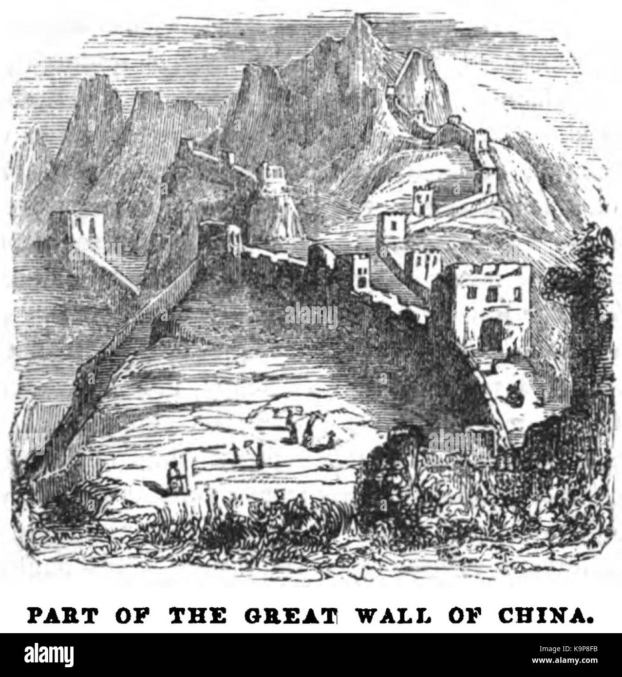 Great Wall Of China Ancient Drawing
