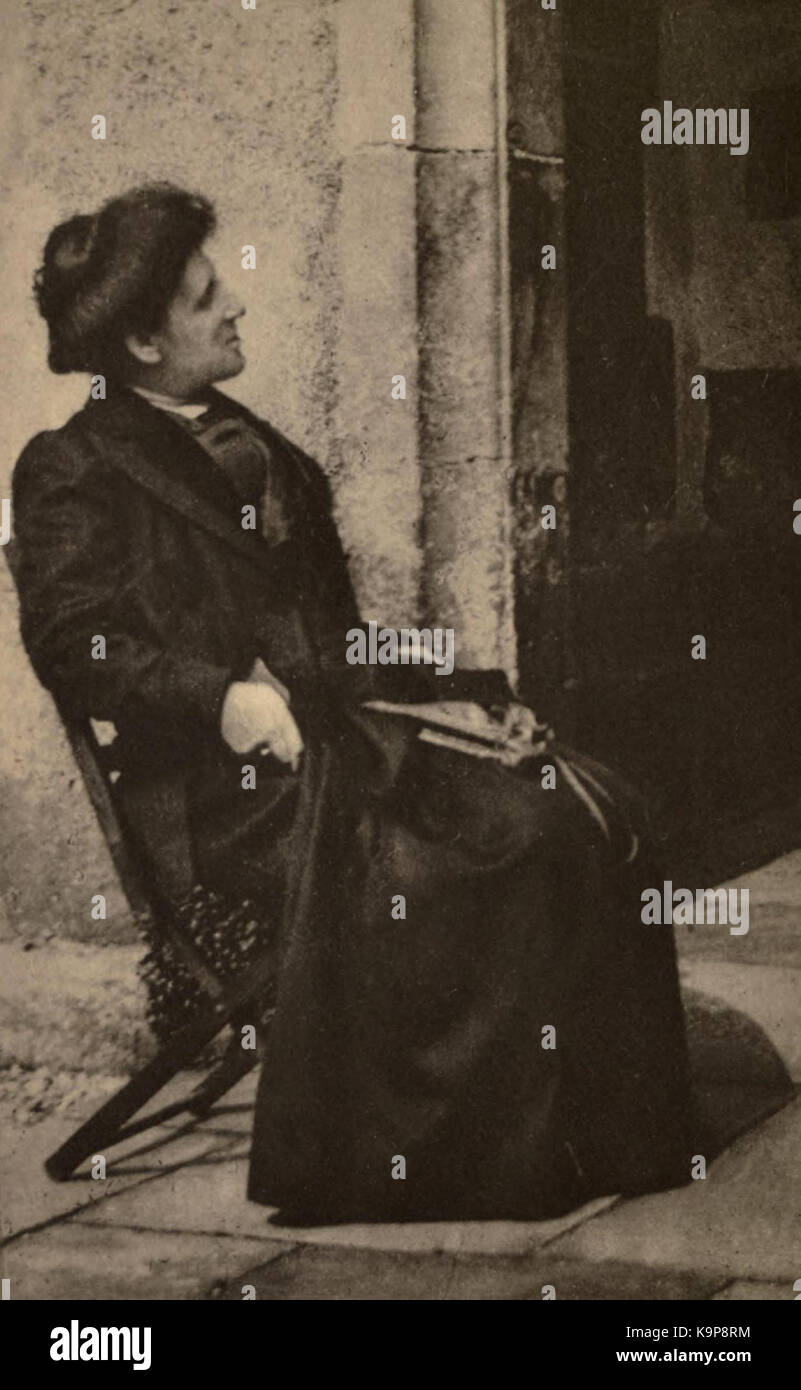 Portrait of Edith Helen Sichel Stock Photo - Alamy