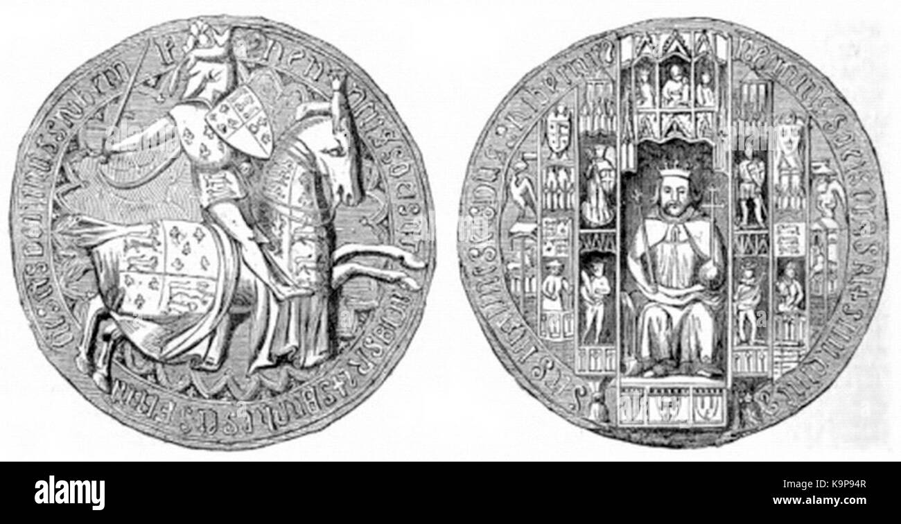 Great seal king henry england hi-res stock photography and images - Alamy