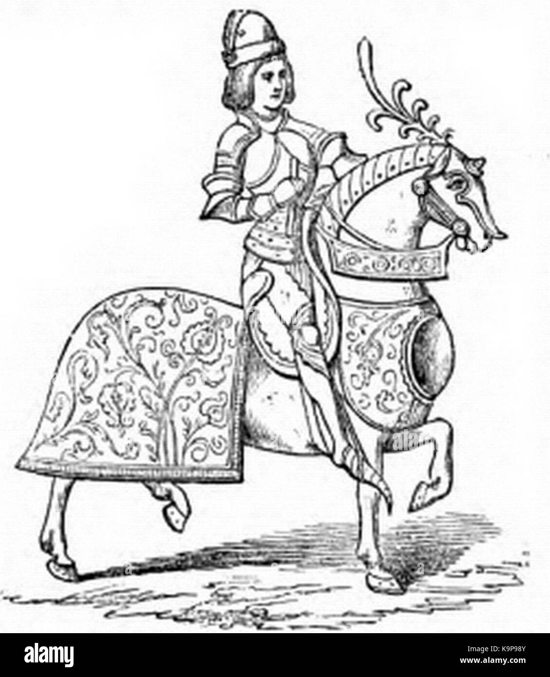 P98 Knight in complete Armour. 15th Century Stock Photo - Alamy