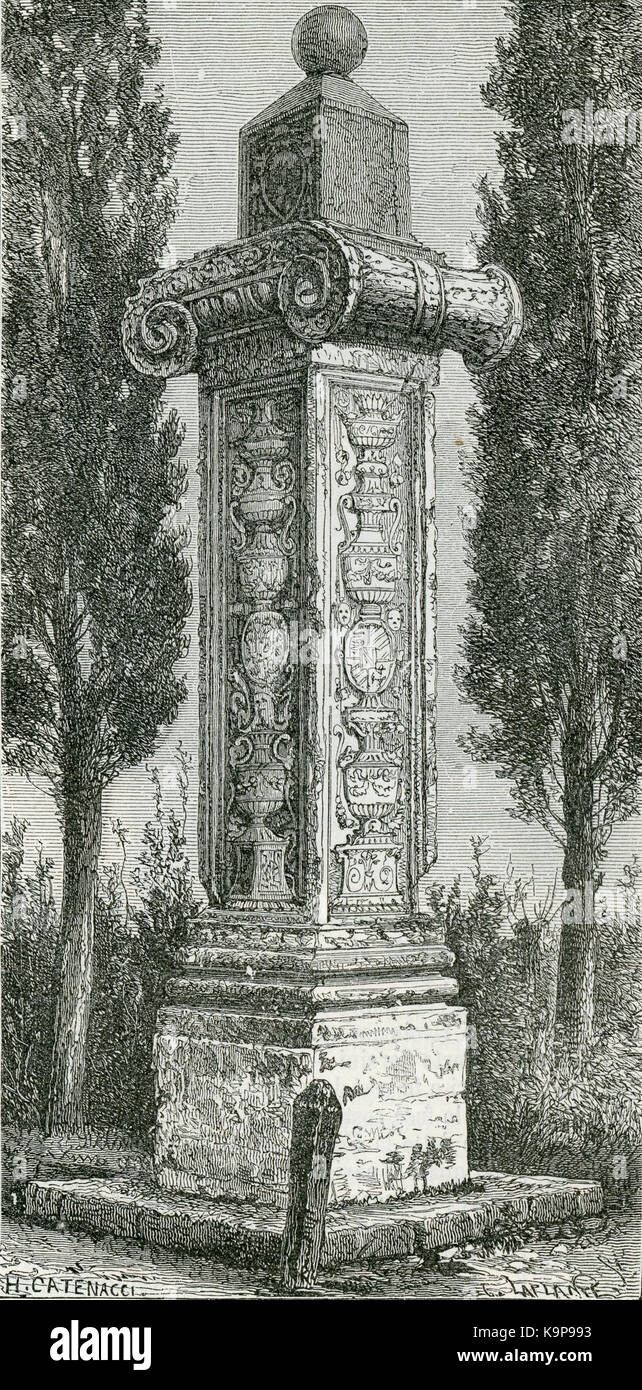Ravenna dintorni La colonna dei Francesi Stock Photo - Alamy
