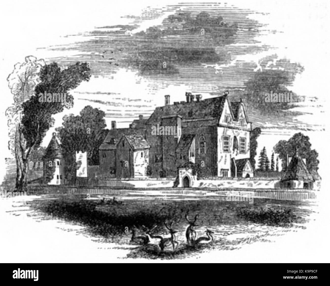 Royal sanctuary Black and White Stock Photos & Images - Alamy