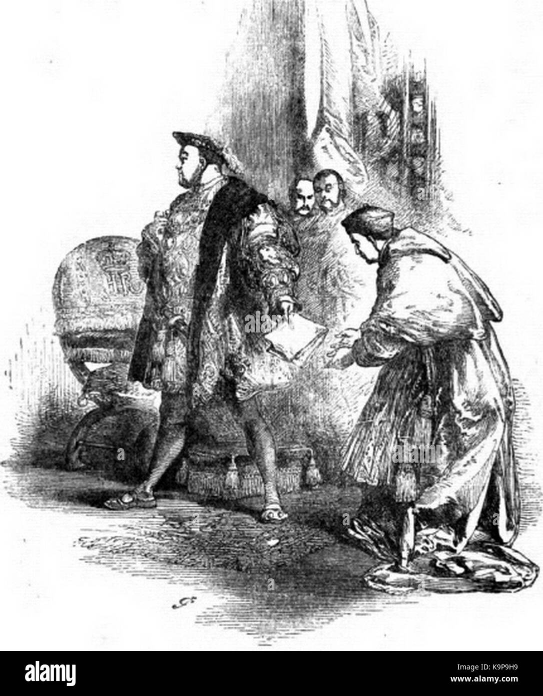 Cardinal painting Black and White Stock Photos & Images - Alamy