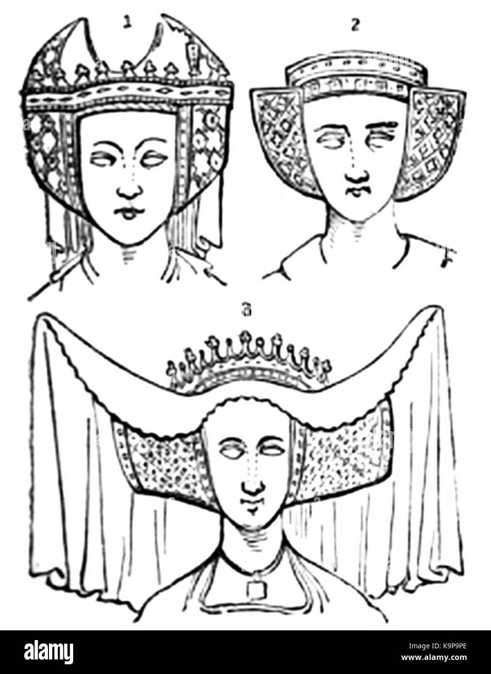 This 18th-century portrait depicts the ladies Bardolf, Catherine, and ...