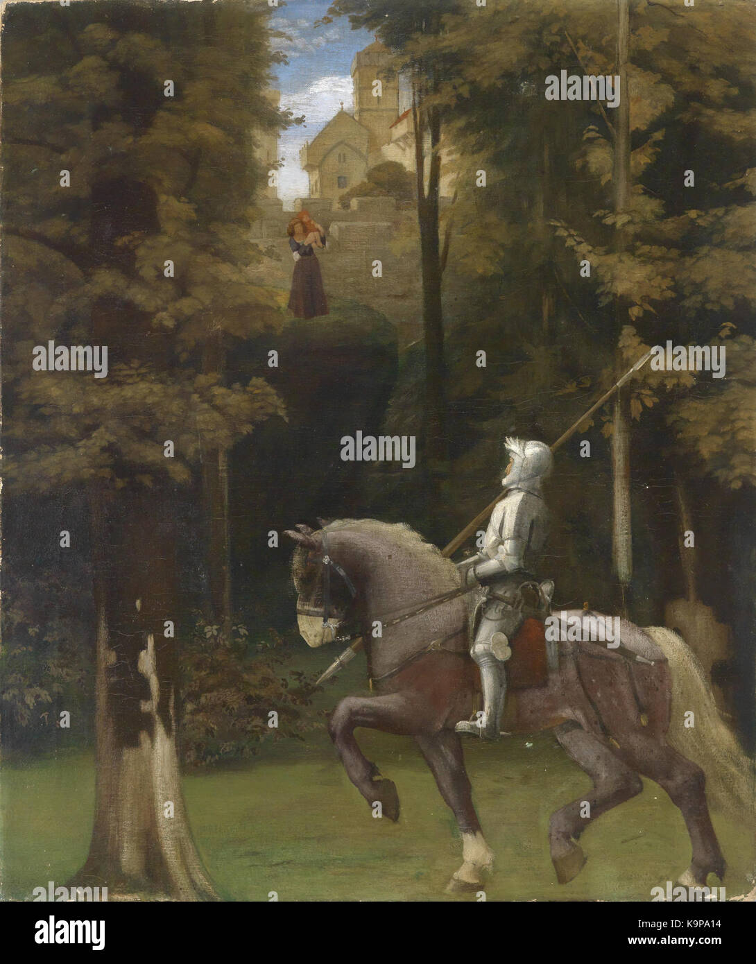 Medieval knight painting hi-res stock photography and images - Alamy