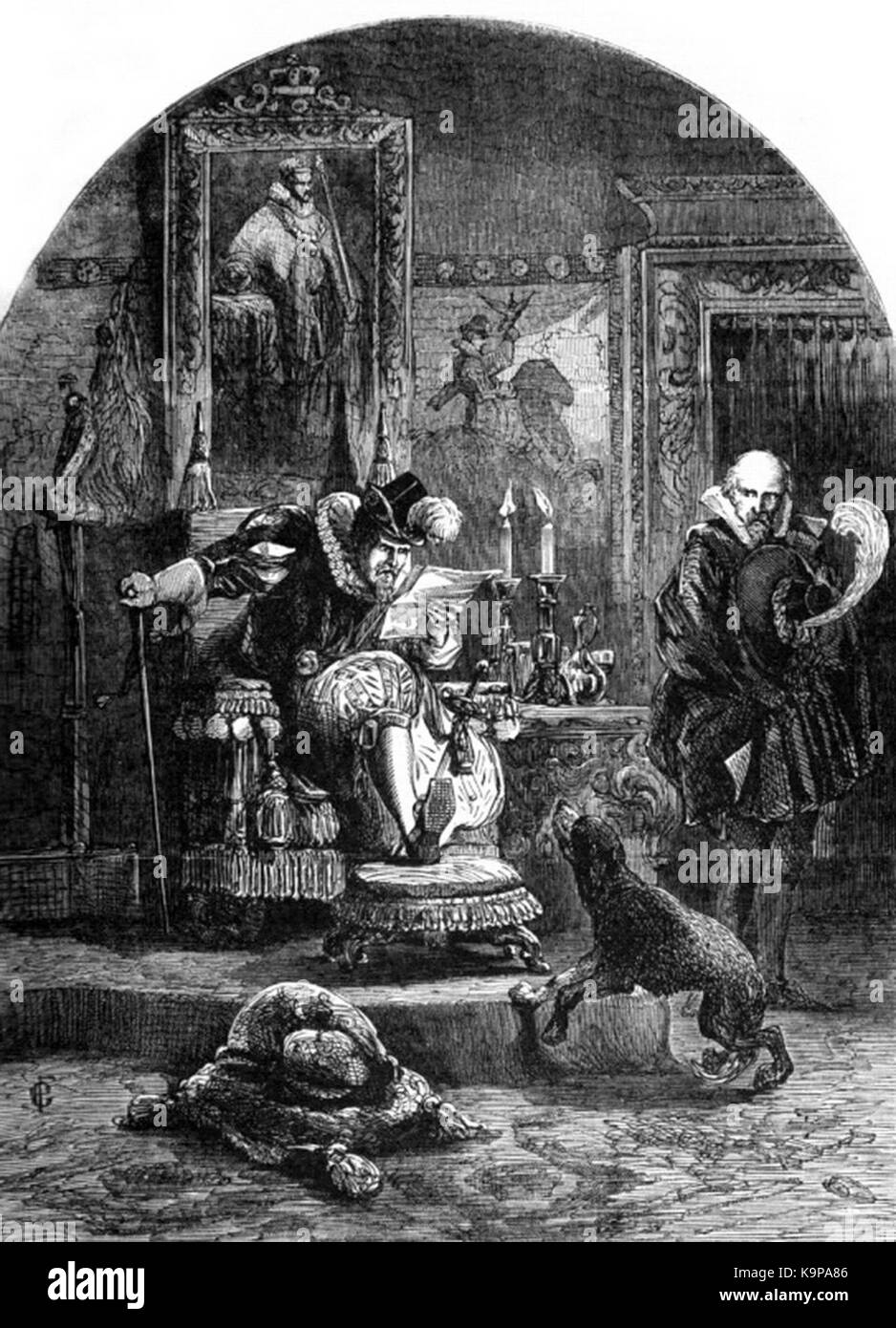 Spanish court 17th Black and White Stock Photos & Images - Alamy