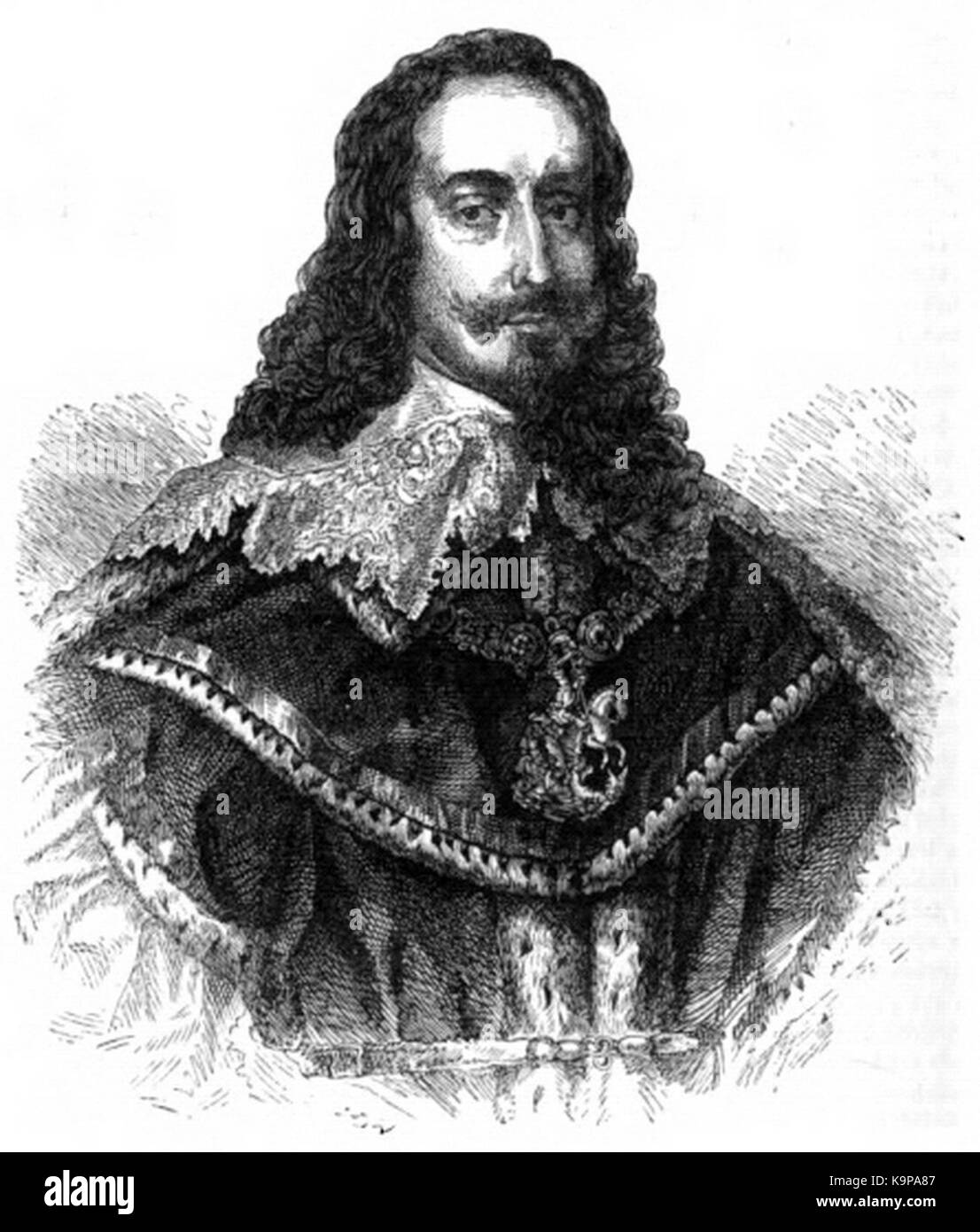 King charles i execution Black and White Stock Photos & Images - Alamy