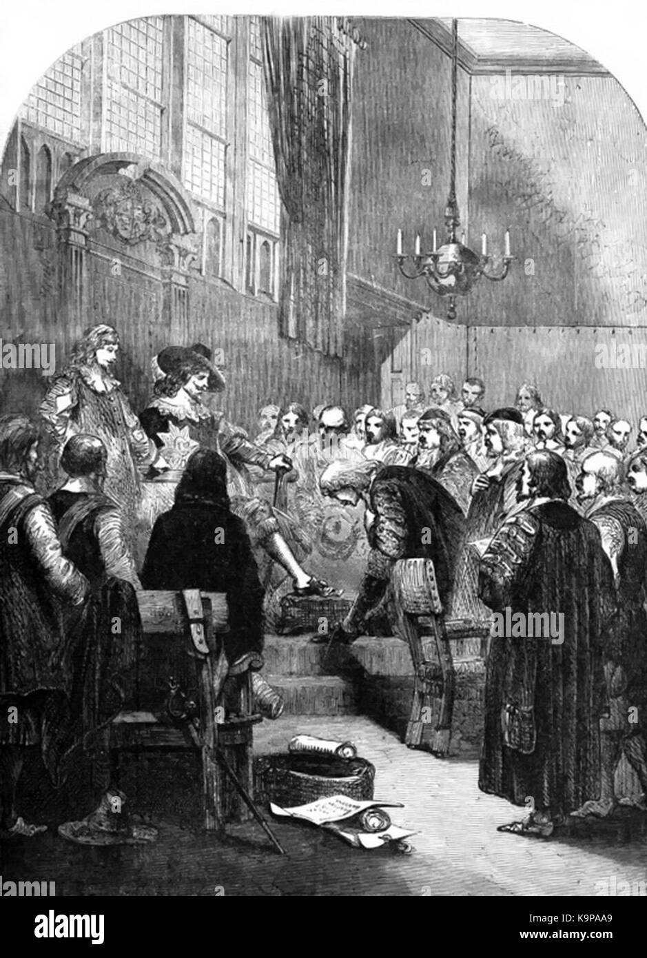 1600s english king Black and White Stock Photos & Images - Alamy
