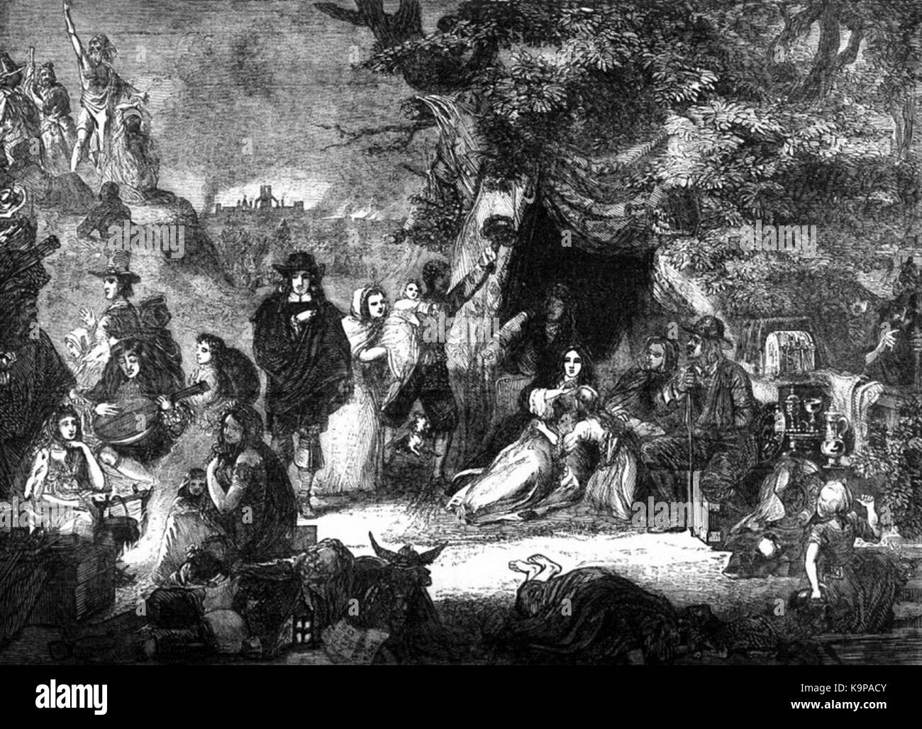 Great fire london 1666 map hi-res stock photography and images - Alamy