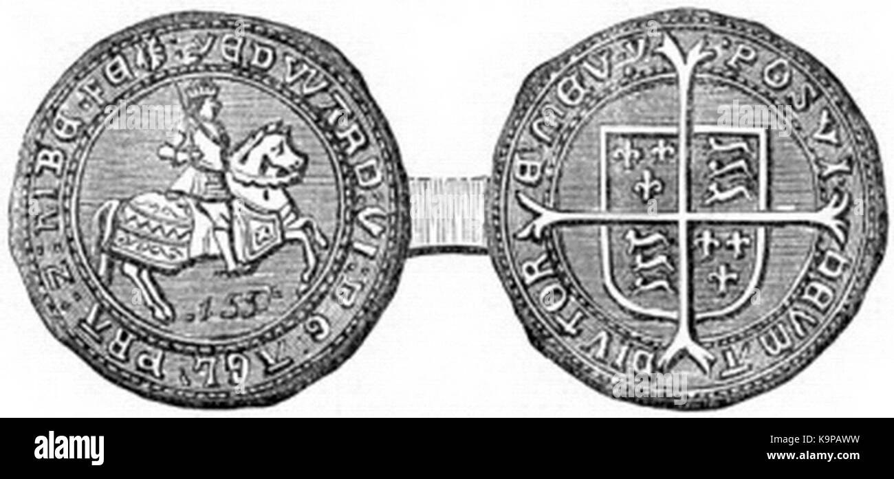 P616c Crown of Edward VI Stock Photo - Alamy