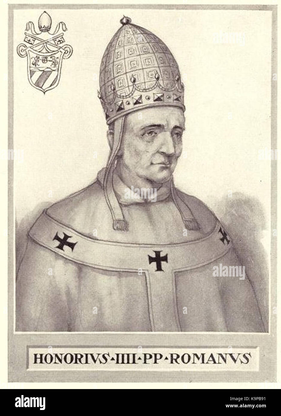 Pope Honorius IV Stock Photo - Alamy