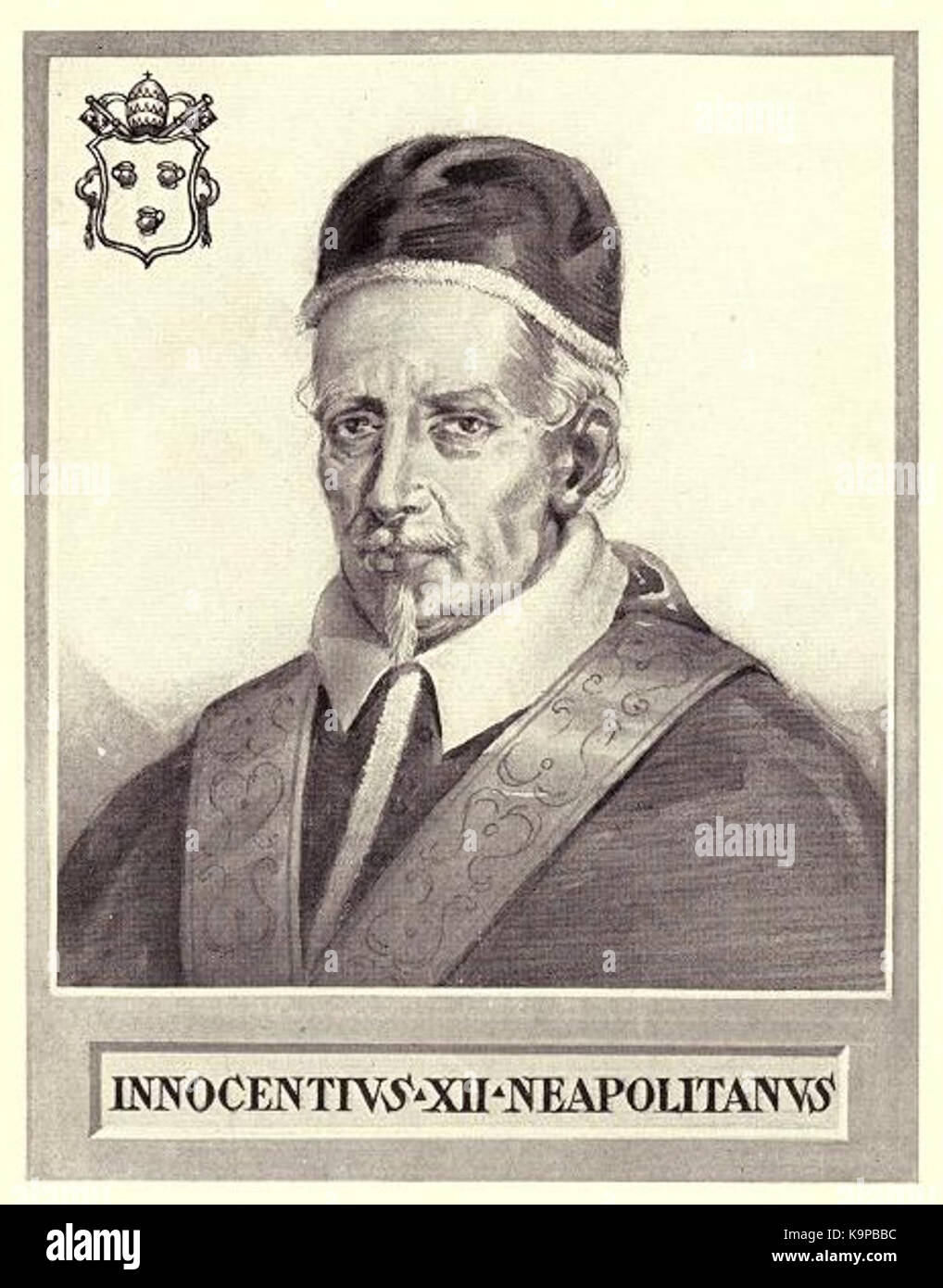 Pope Innocent XII Stock Photo - Alamy