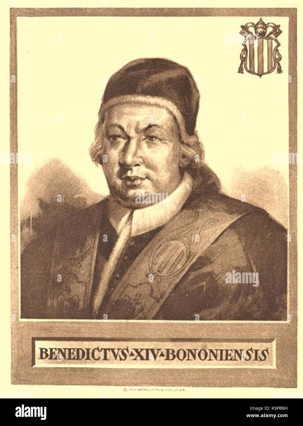 Pope Benedict XIV Stock Photo - Alamy