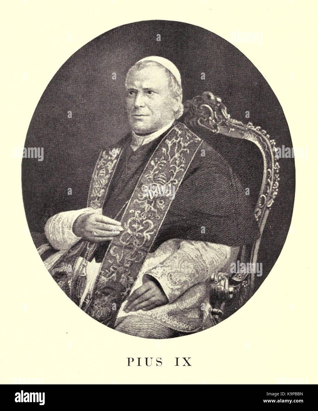 Pope Pius IX, the 255th pope of the Roman Catholic Church, served from ...