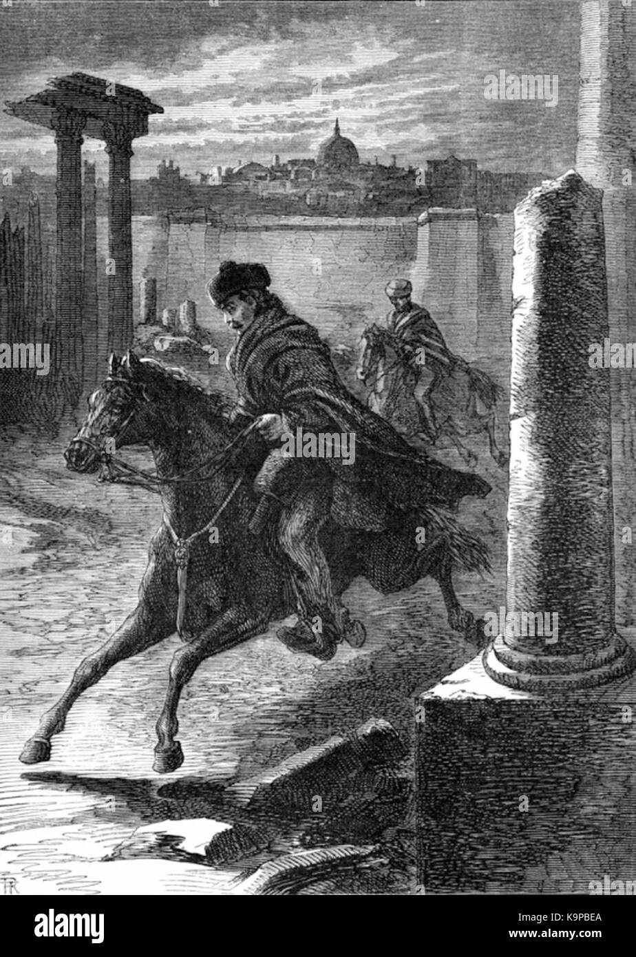 P475 Flight of Prince Charles from Rome Stock Photo - Alamy