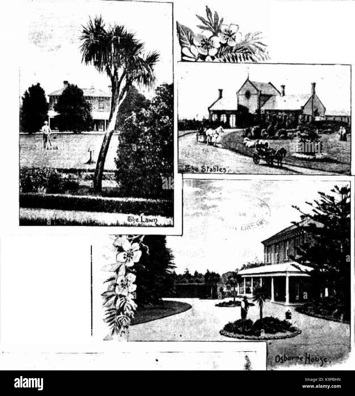 Map of osborne Black and White Stock Photos & Images - Alamy