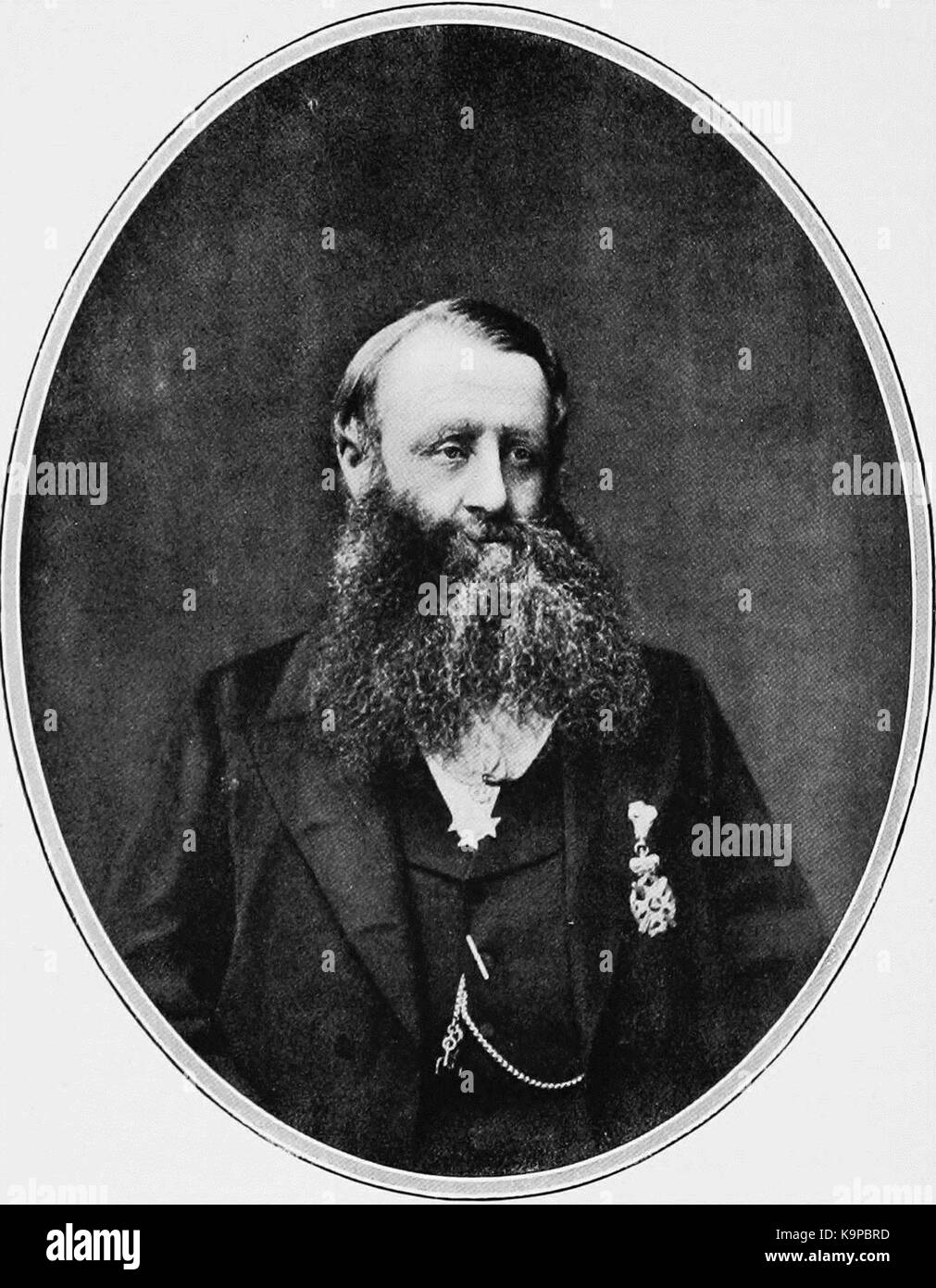 Portrait of Edward Augustus Freeman Stock Photo - Alamy