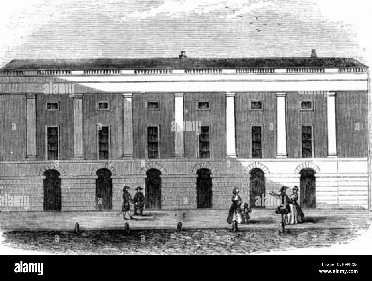 India colonial era building Black and White Stock Photos & Images - Alamy