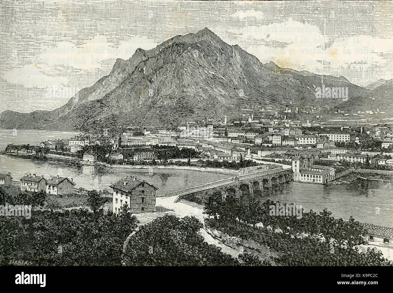 Map of lecco hi-res stock photography and images - Alamy