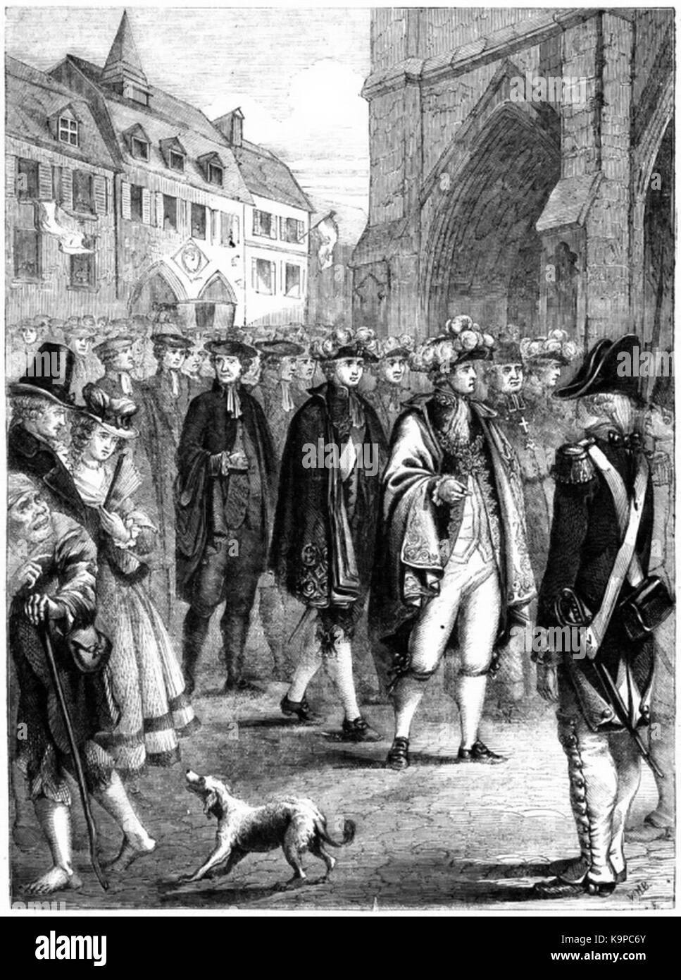 P427 PROCESSION OF THE TIERS ETAT, IN PARIS, 1789 Stock Photo - Alamy