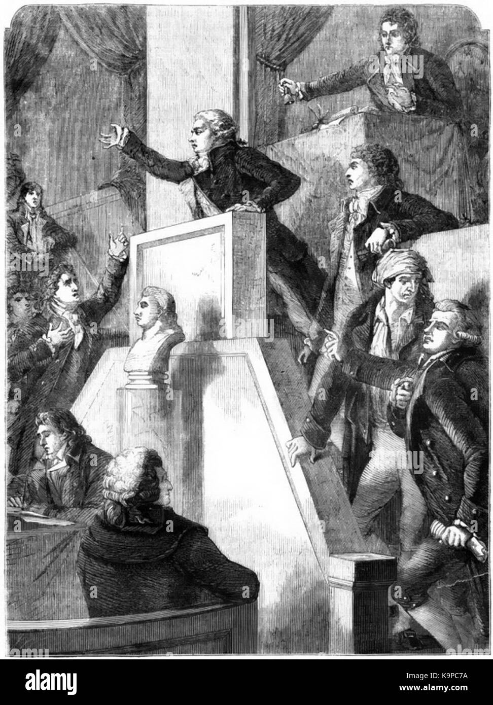 Historical records of meeting Black and White Stock Photos & Images - Alamy