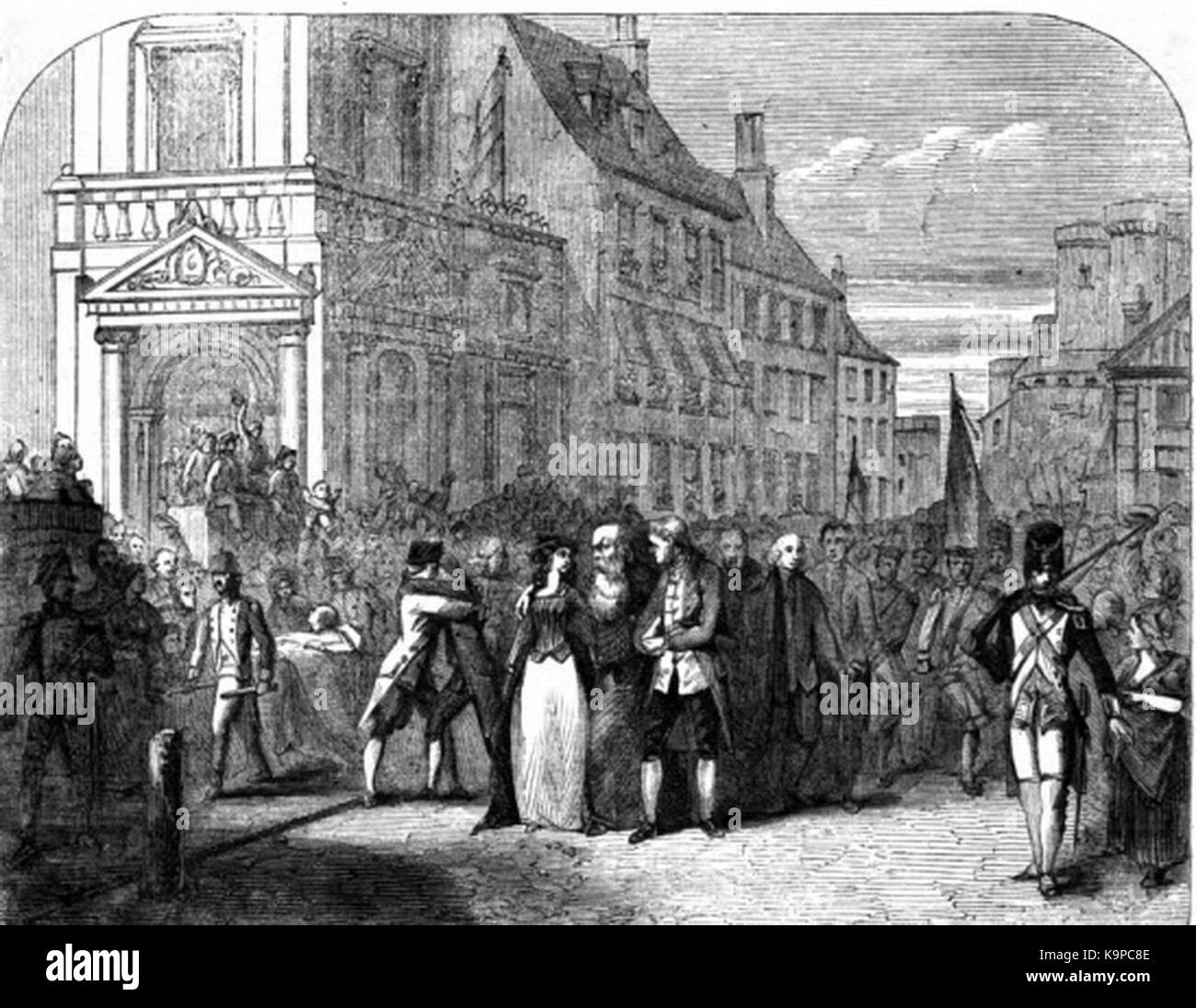 P457 THE FIRST DAY OF LIBERTY. SCENE IN PARIS, 1789, AFTER THE CAPTURE ...
