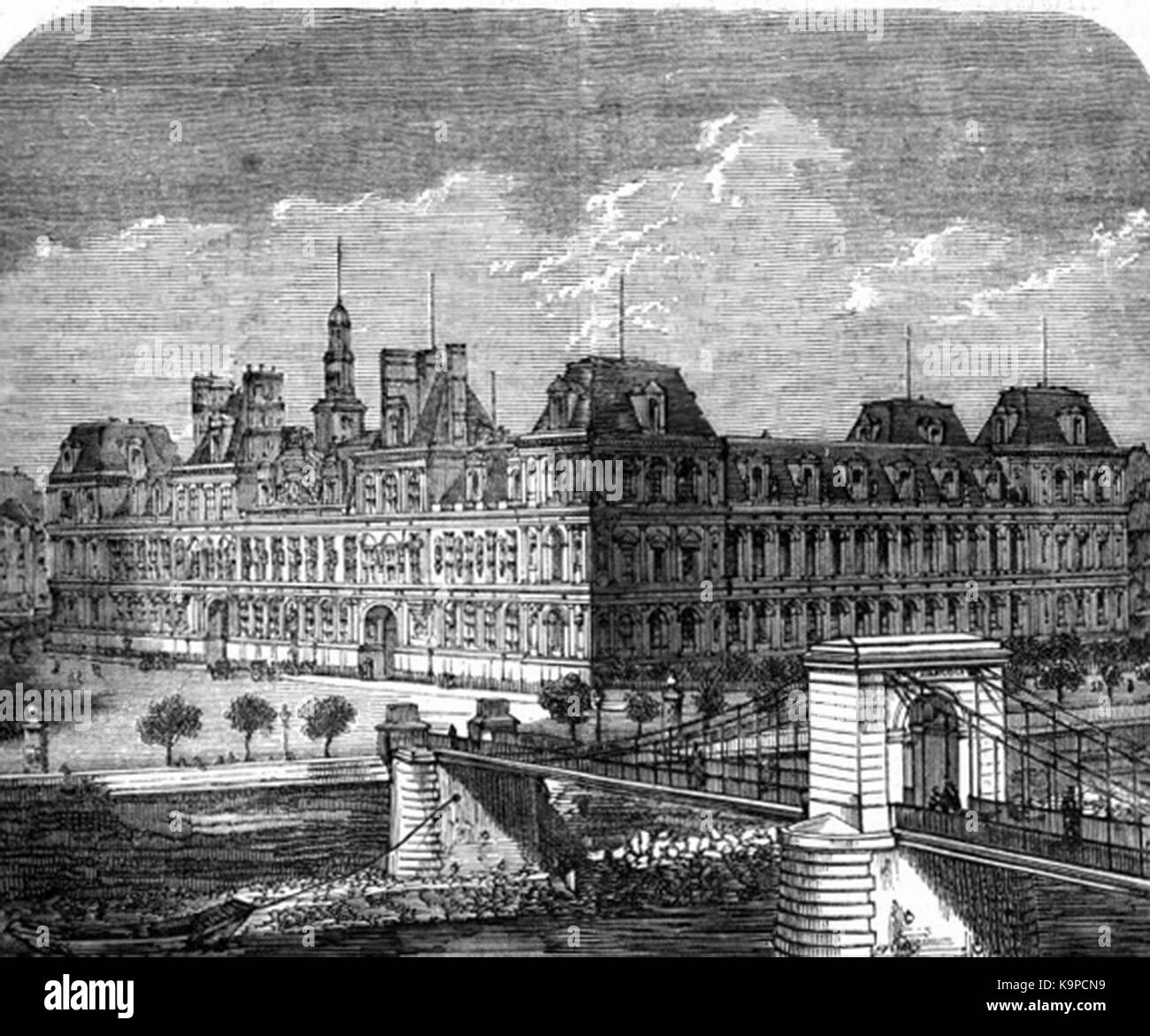 P445 HOTEL DE VILLE, PARIS Stock Photo - Alamy