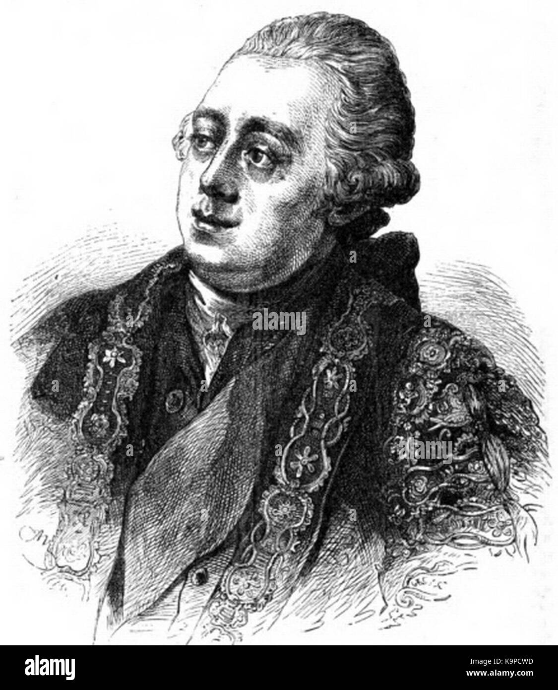 This portrait of Lord North, an important political figure from the ...