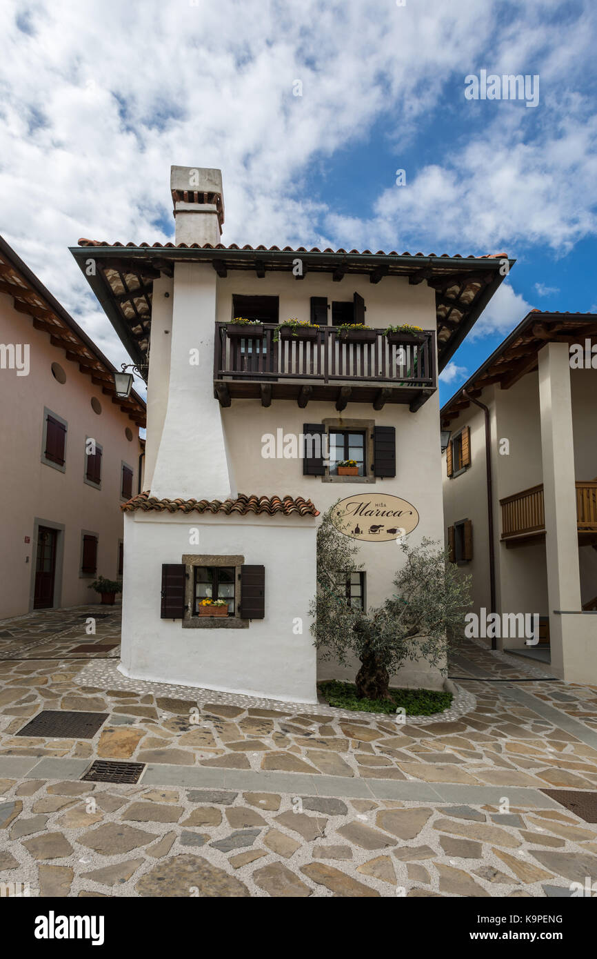 The House of Marica, a traditional stone house in Smartno, Goriska Brda ...