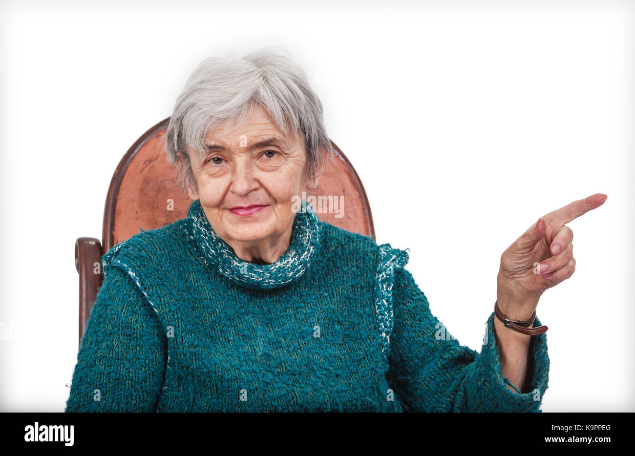 White haired old lady hi-res stock photography and images - Alamy