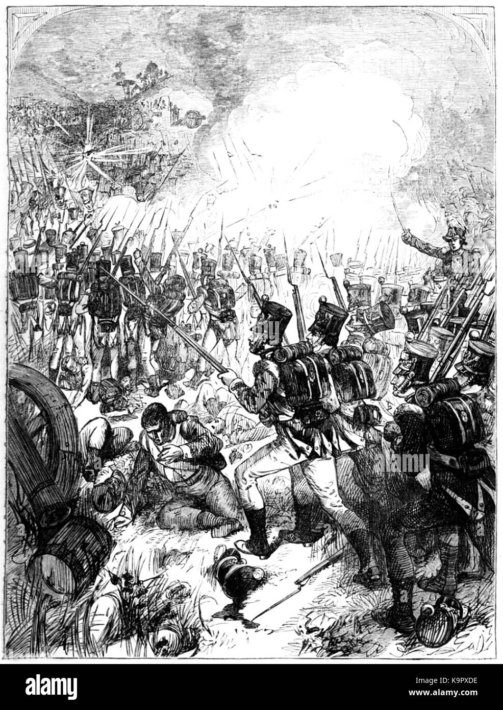 P415 THE BATTLE OF ALBUERA 1811 Stock Photo - Alamy