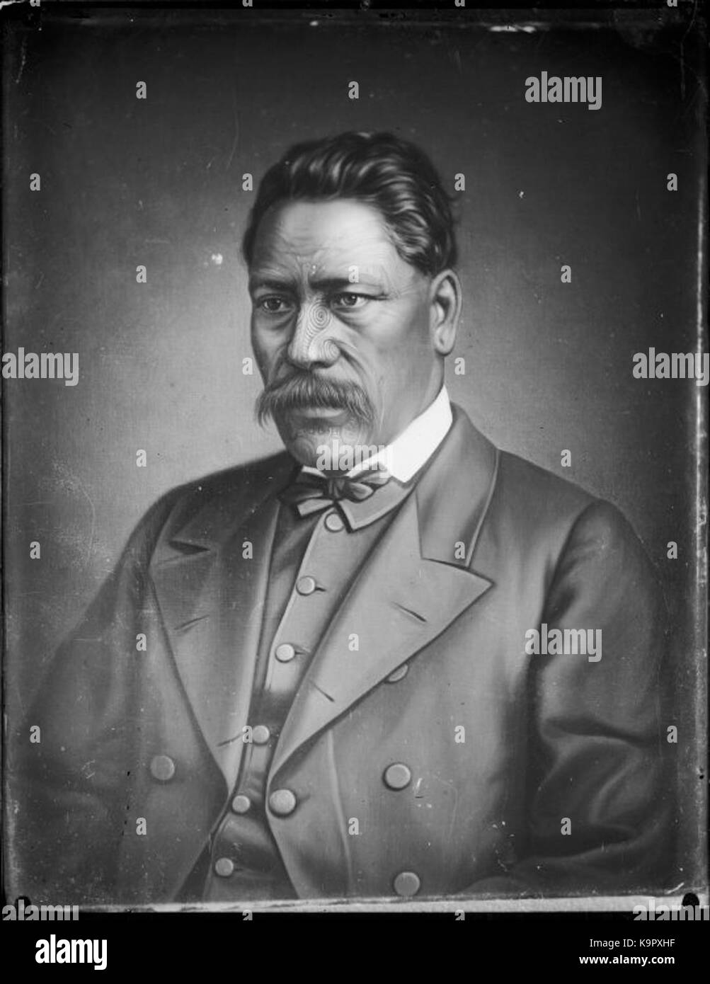 Portrait of Tareha Te Moananui Stock Photo - Alamy