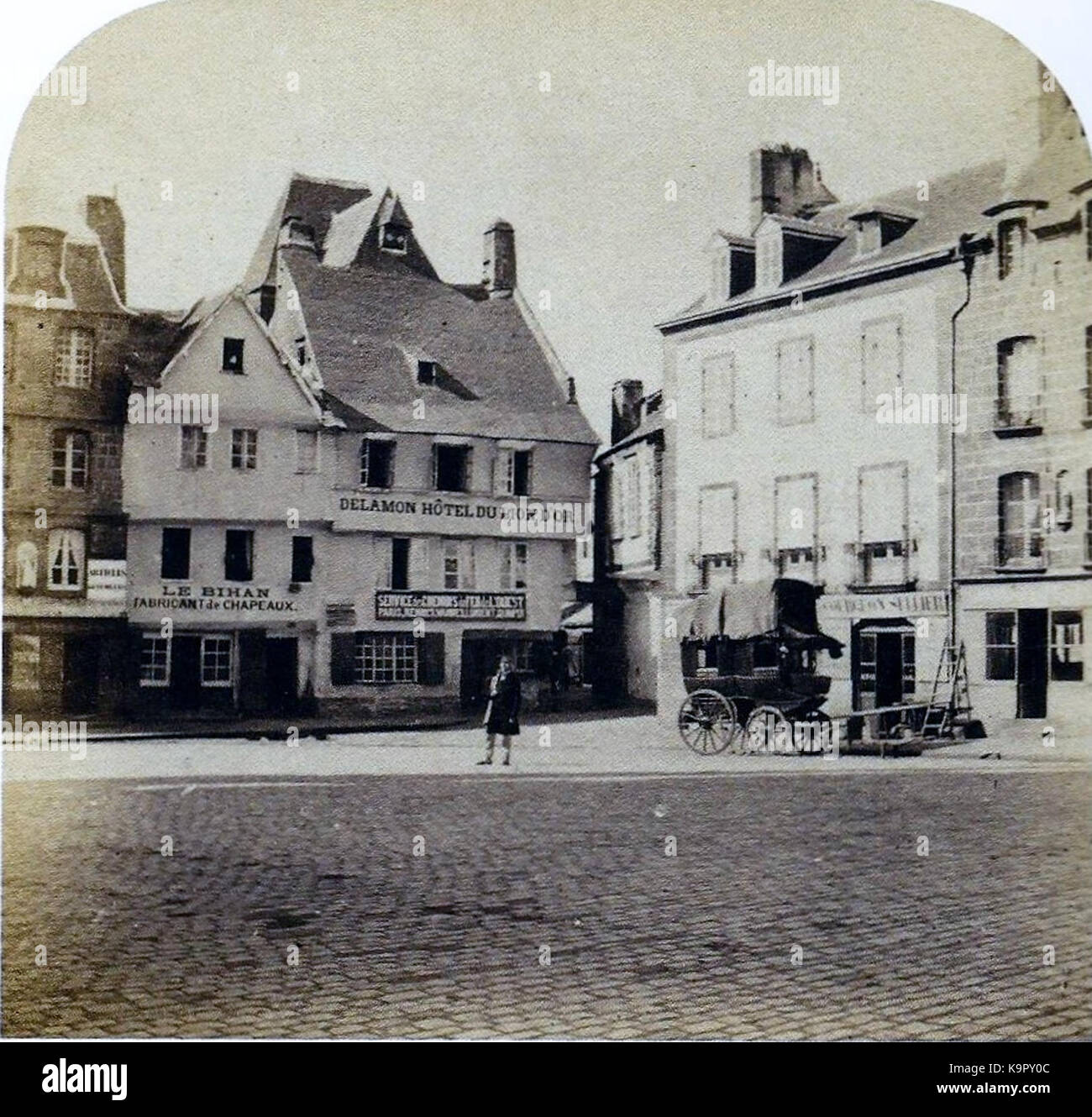 Quimper map hi-res stock photography and images - Alamy