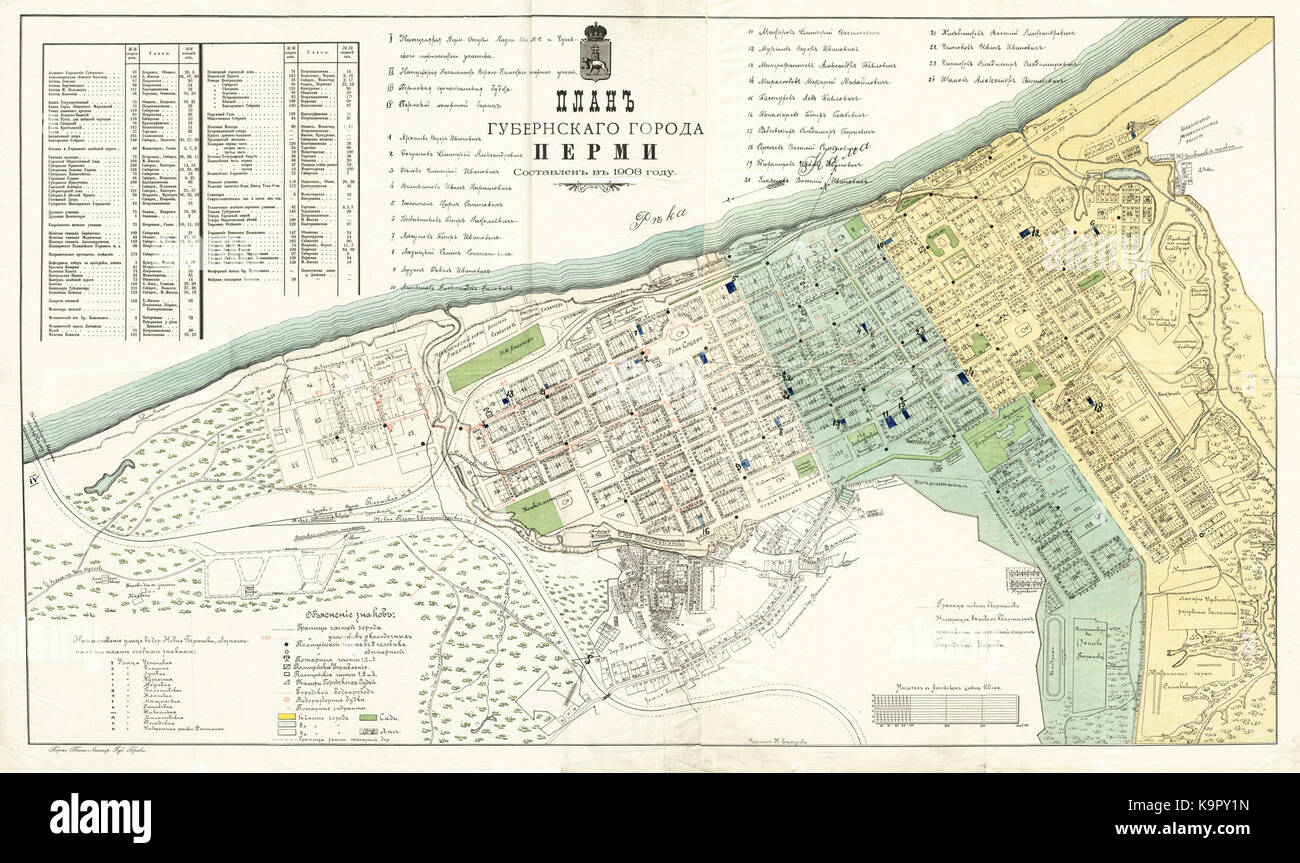 Perm map hi-res stock photography and images - Alamy