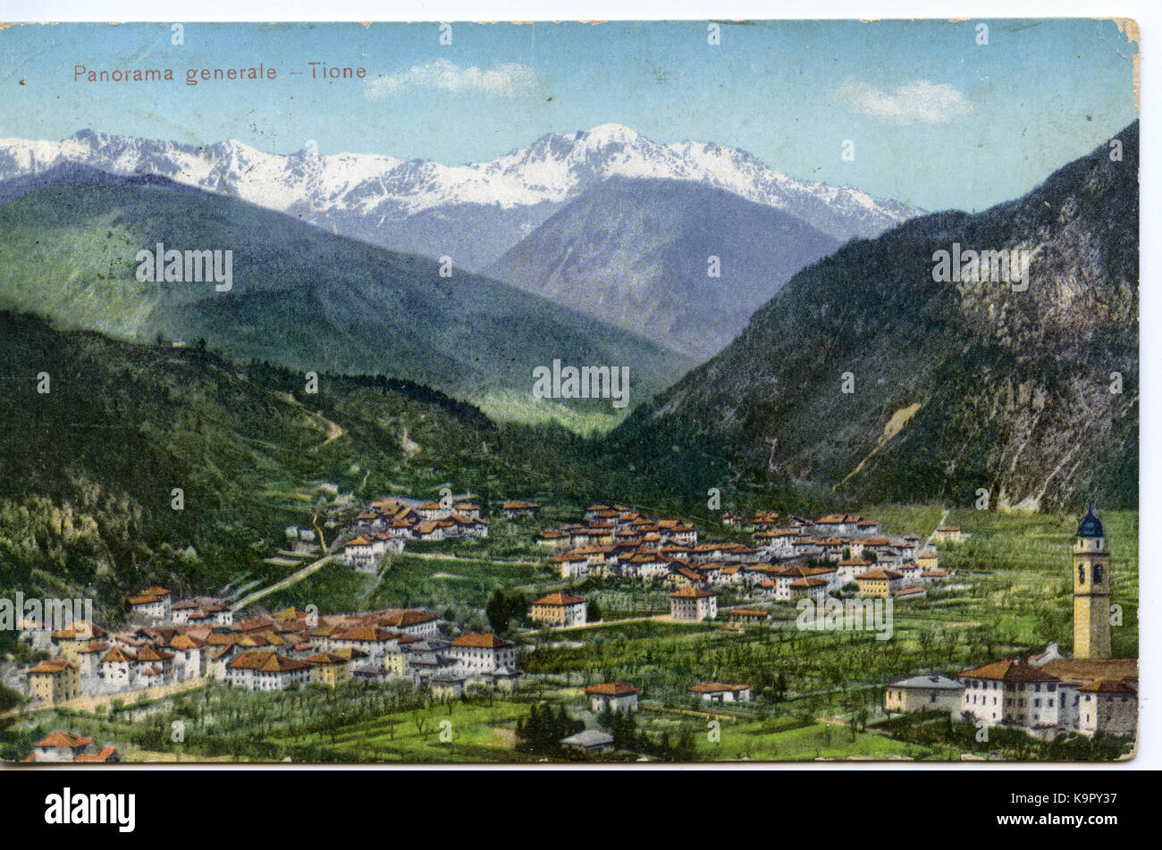 Panorama Generale Tione Stock Photo - Alamy