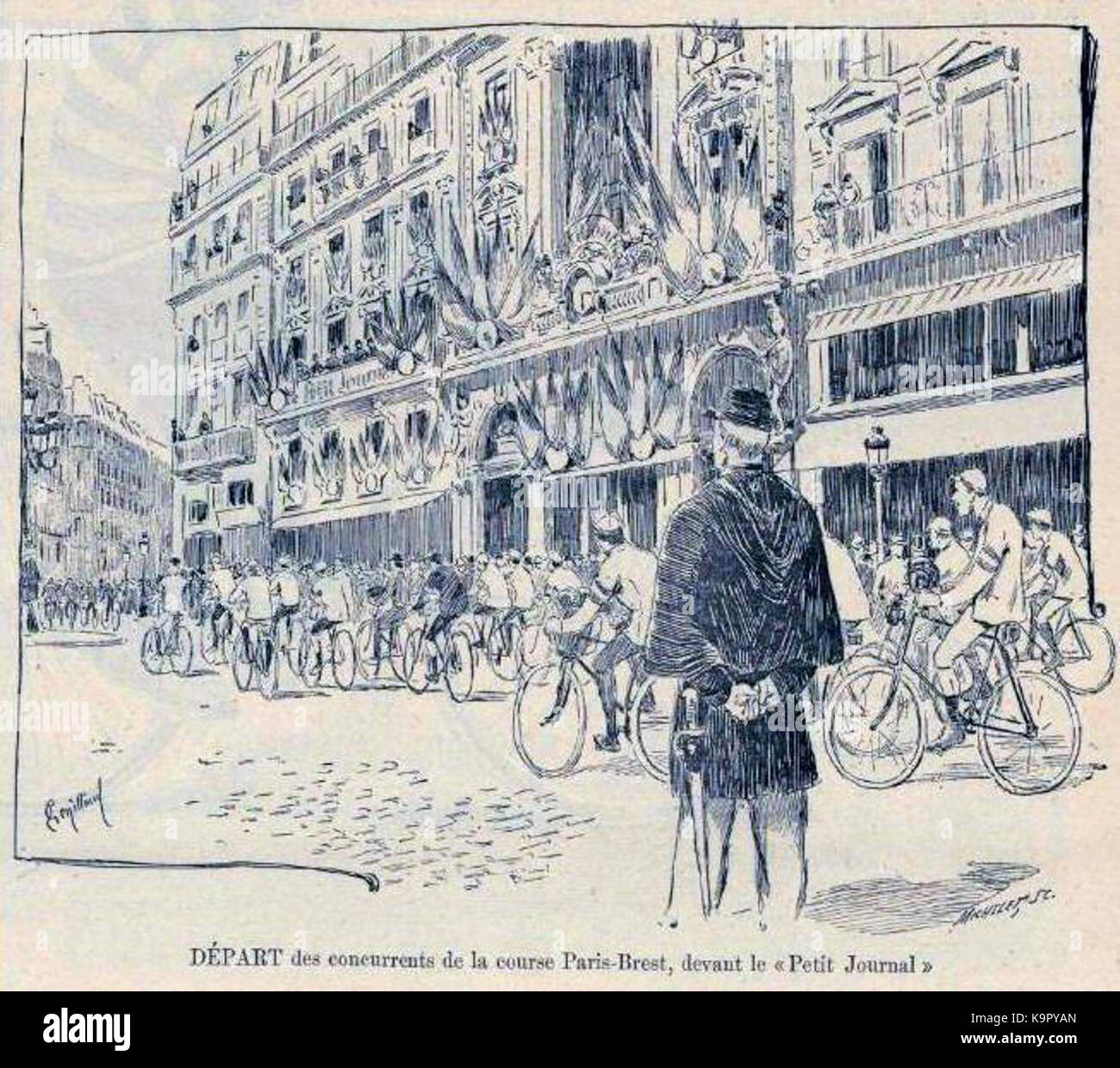 Paris Brest Paris 1891 1 Stock Photo - Alamy