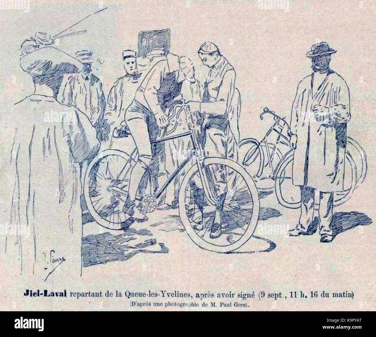 Paris Brest Paris 1891 4 Stock Photo - Alamy