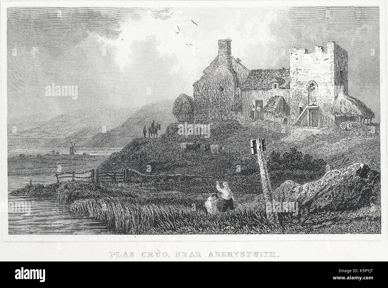 Plas Crug, near Aberystwith, Cardiganshire Stock Photo - Alamy