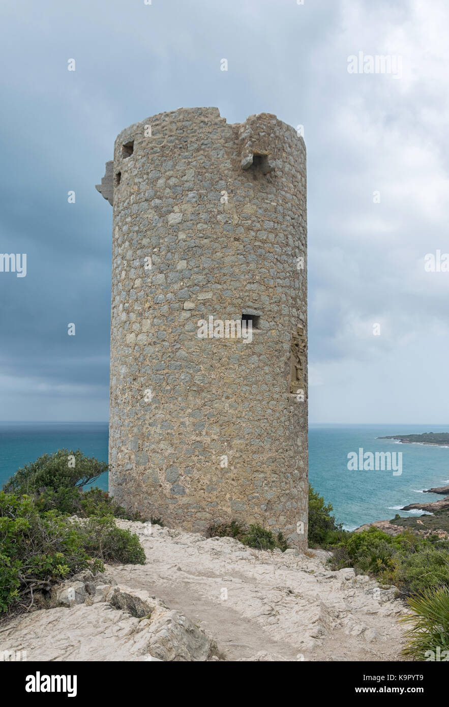 Watchtower on the sea Stock Photo - Alamy