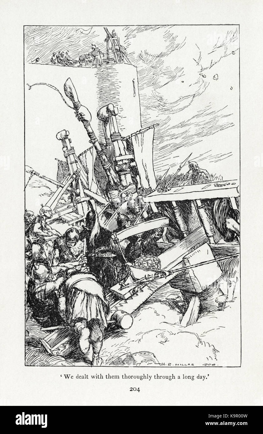 H. R. Millar Rudyard Kipling Puck of Pook's Hill 14 Stock Photo - Alamy