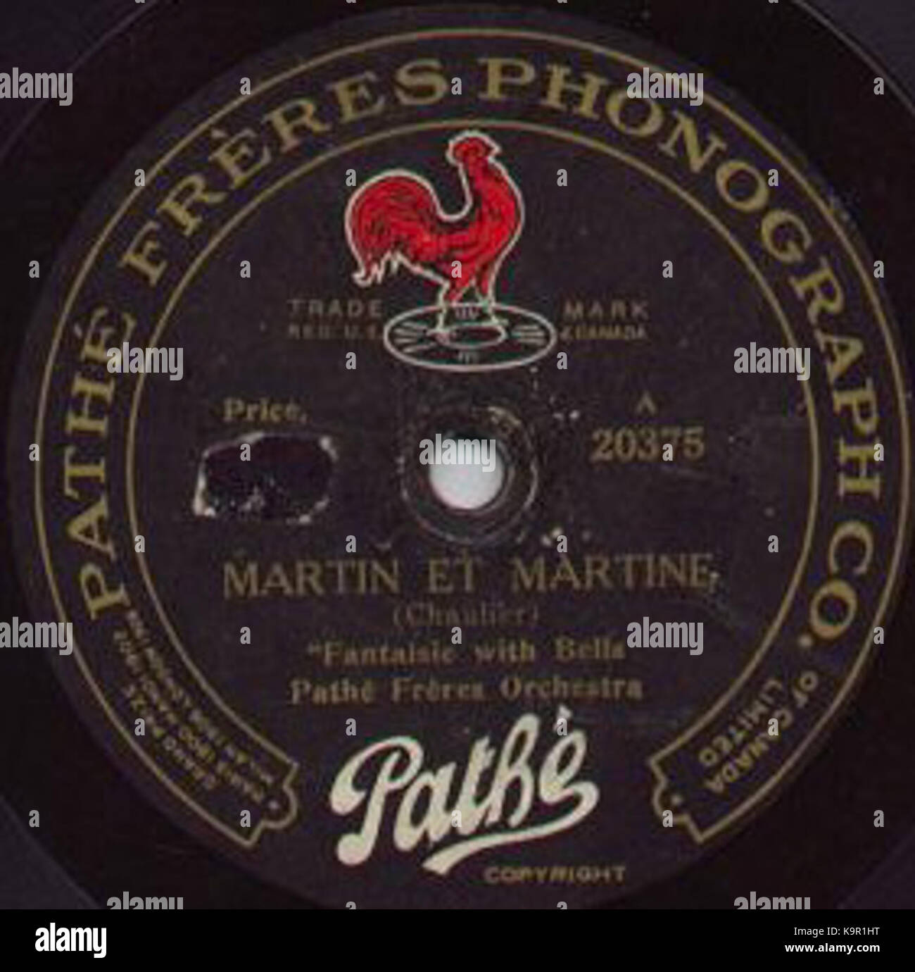 Pathe records hi-res stock photography and images - Alamy