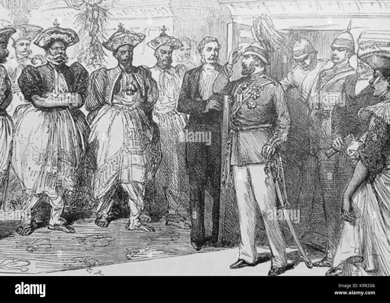 Prince of Wales visit to Kanday Stock Photo - Alamy