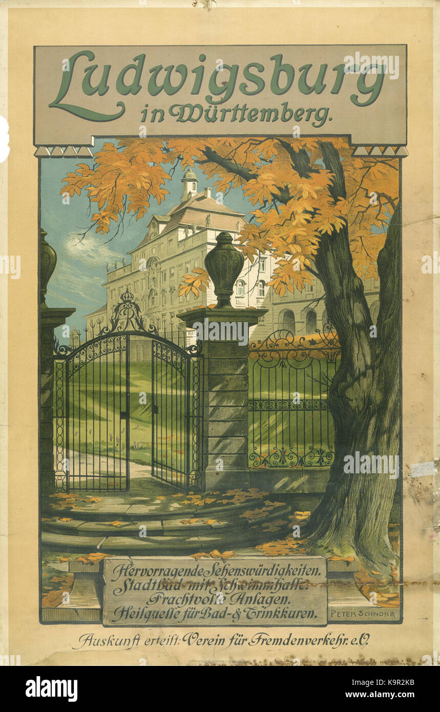 Ludwigsburg map hi-res stock photography and images - Alamy