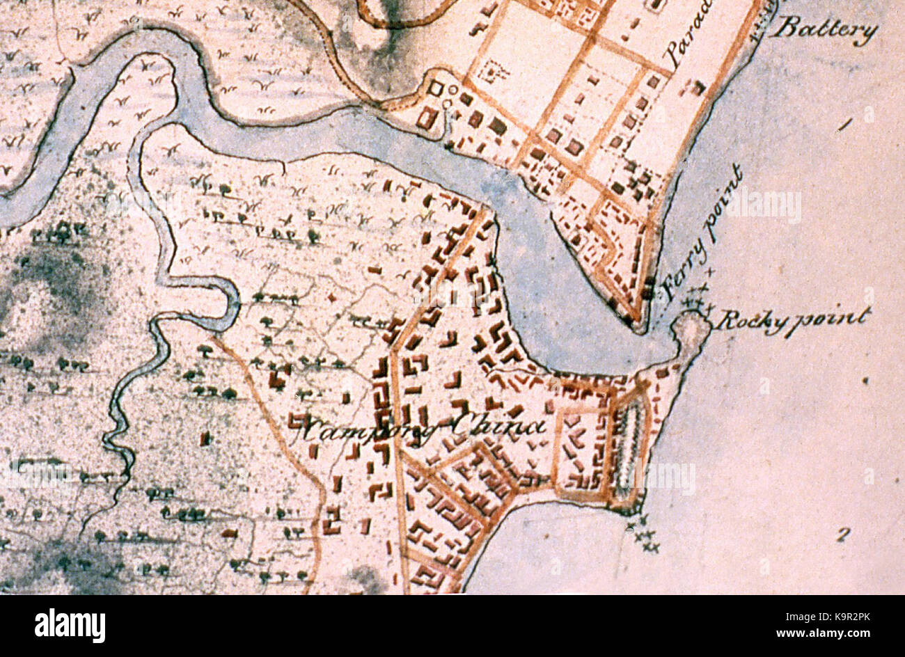 Part of Singapore Island (British Library India Office Records, 1825 ...