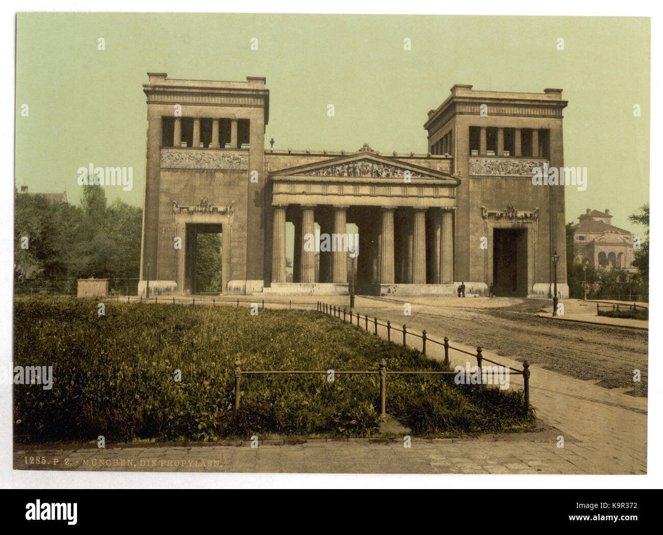 An image of the Propylaea in Munich, Bavaria, Germany. This historical ...