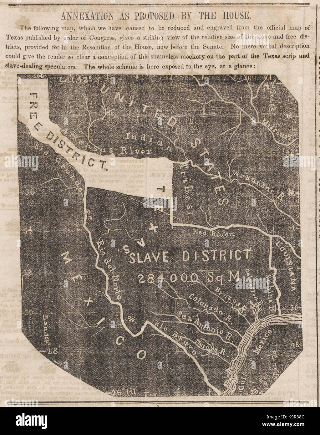 Proposed annexation of texas hi-res stock photography and images - Alamy