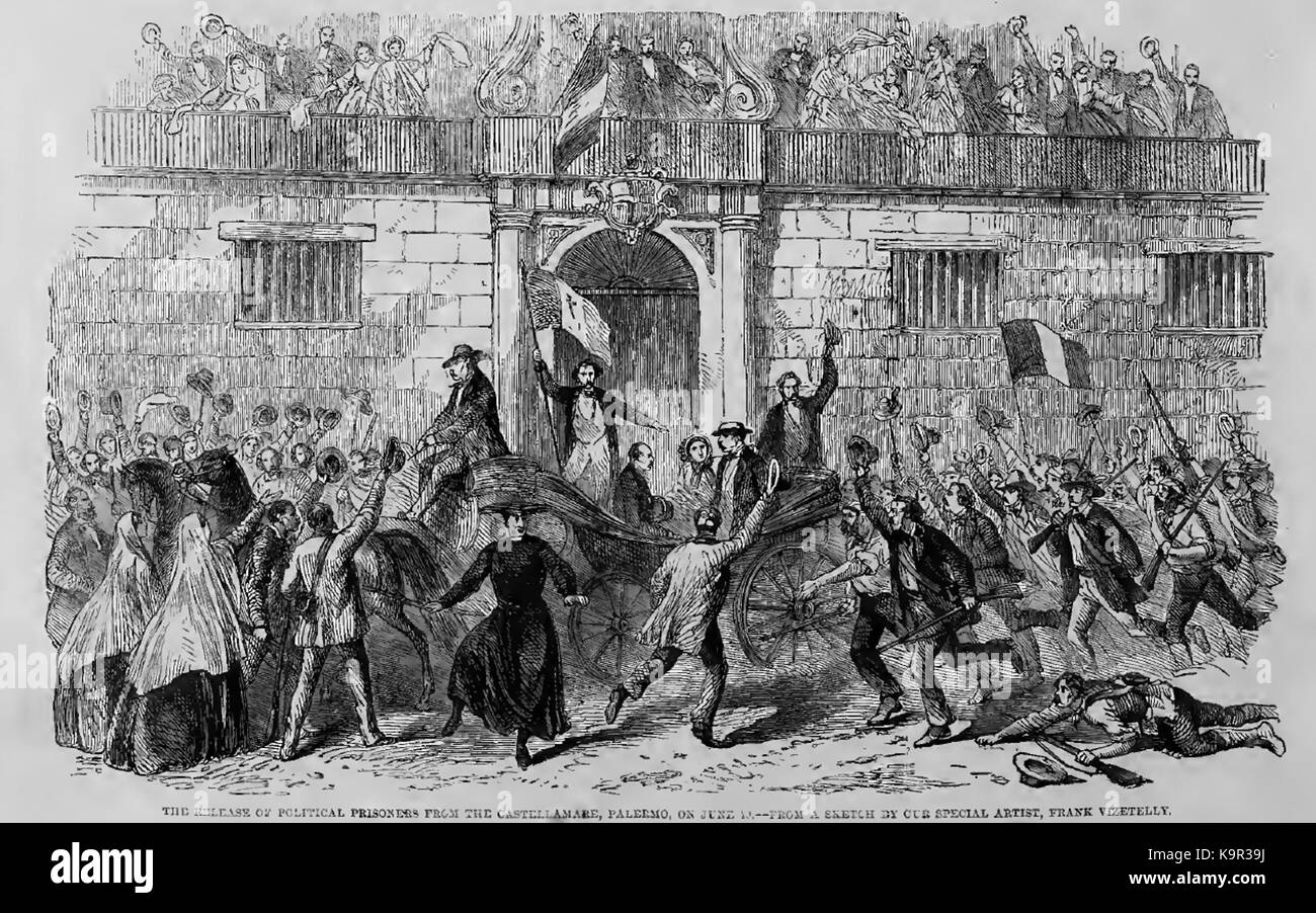 This historical event in Palermo, 1860, marks the release of political ...